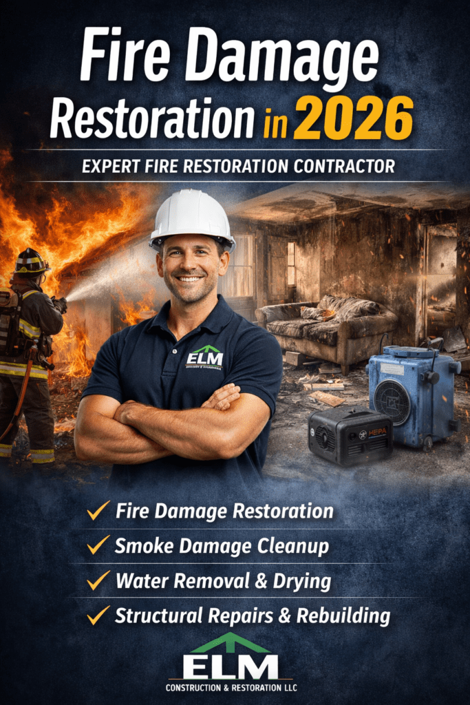 Fire Damage Restoration & Smoke Cleanup | ELM Contractor